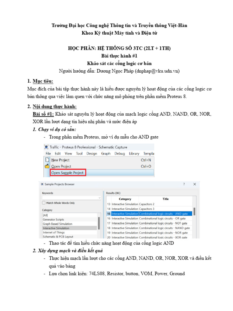 Lab1 - Basic Logic Gates | PDF