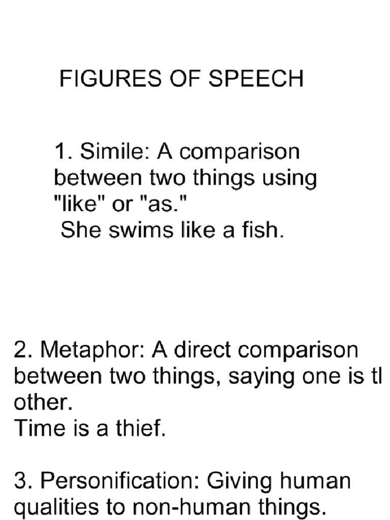 Figures of Speech | PDF