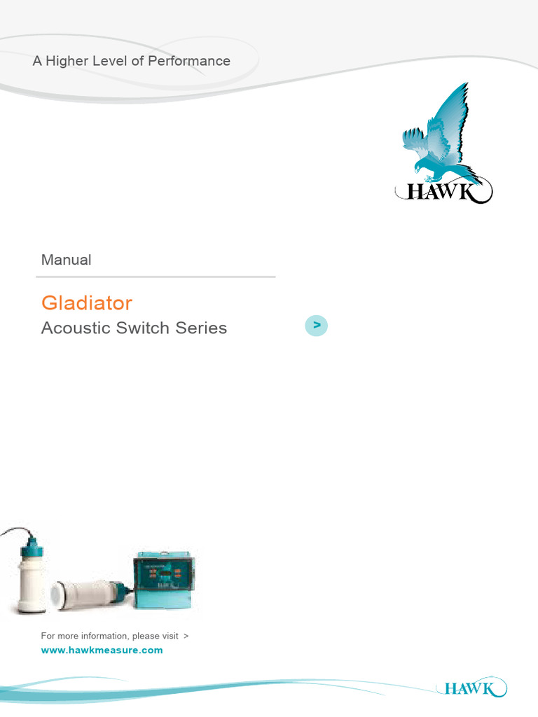 Gladiator Acoustic Switch Manual | PDF | Equipment | Electronics