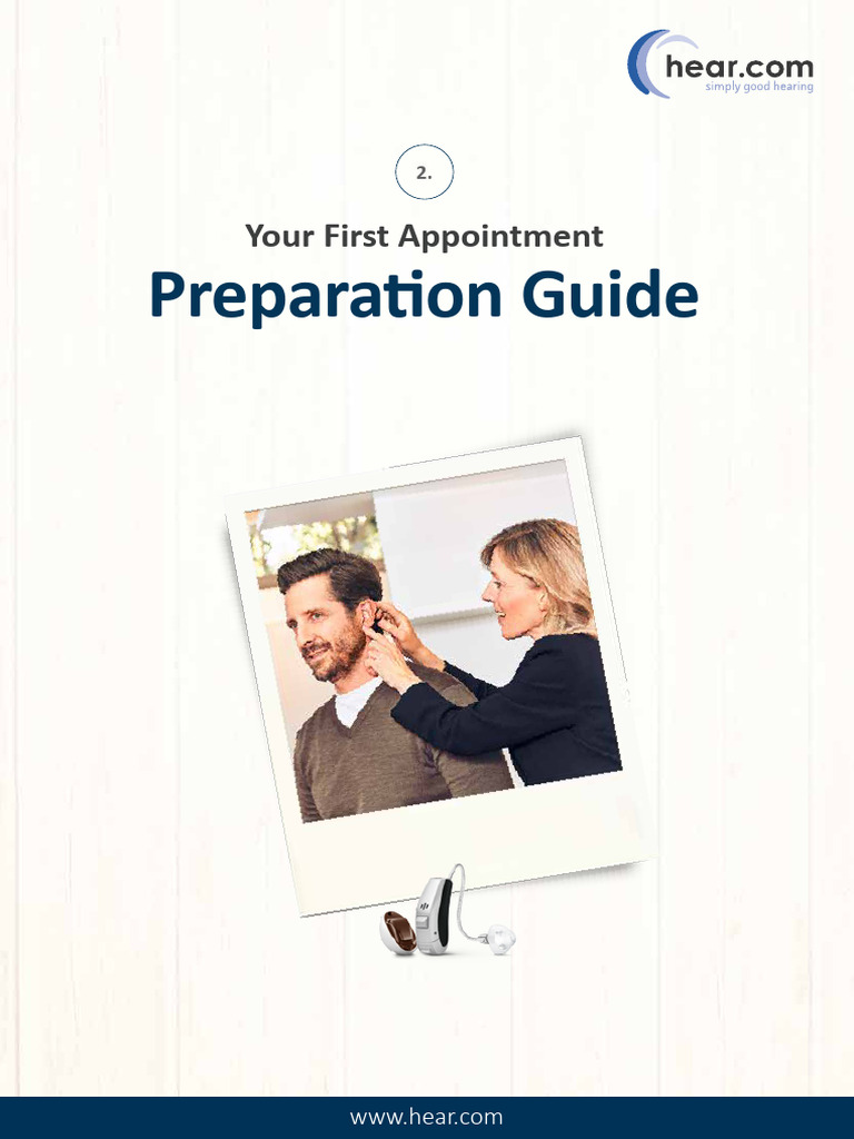 Appointment Guide | PDF | Hearing Aid | Health Sciences