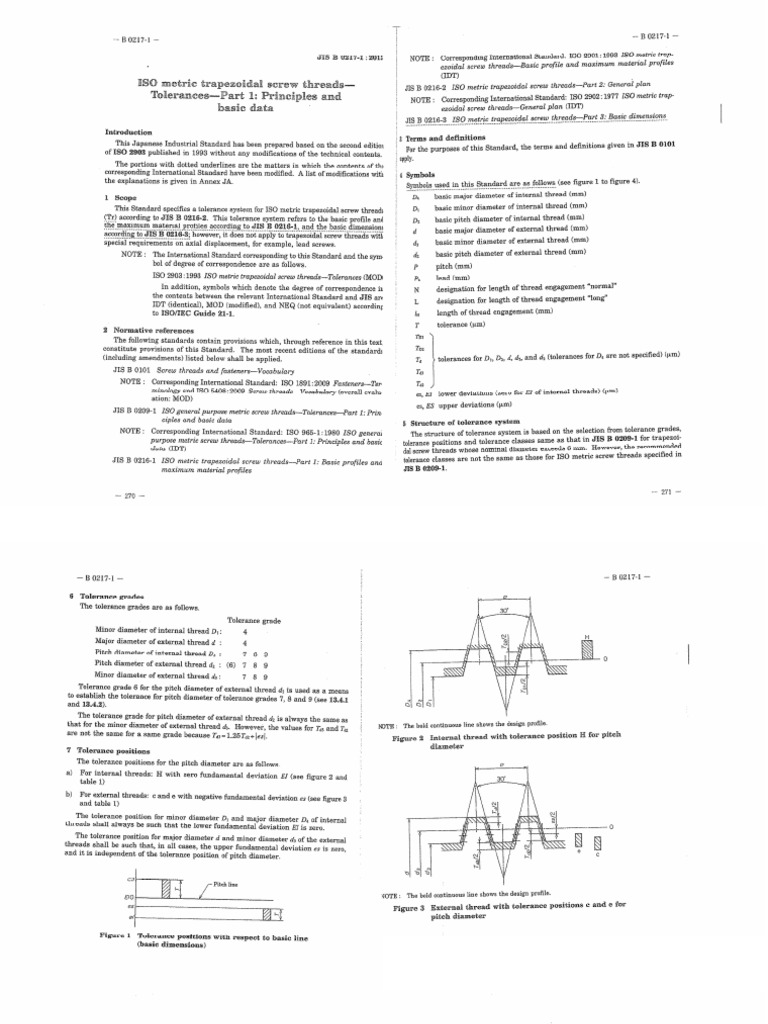 Jis B 0217-1 2013 | PDF