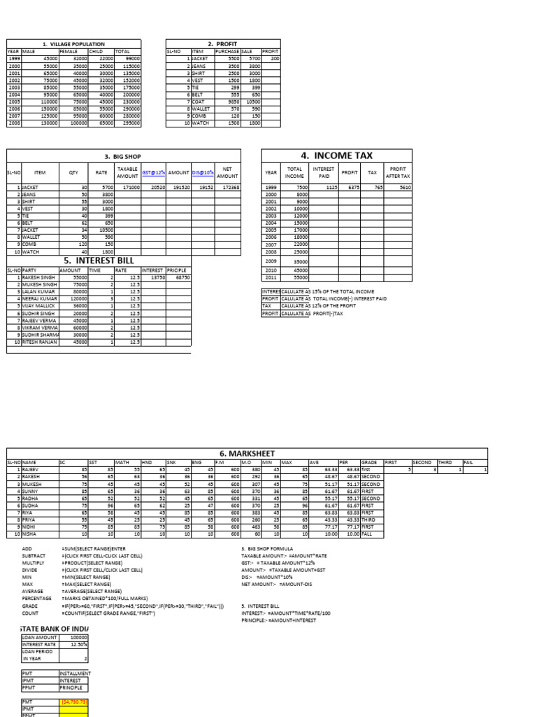 Format Data | PDF | Taxes | Income
