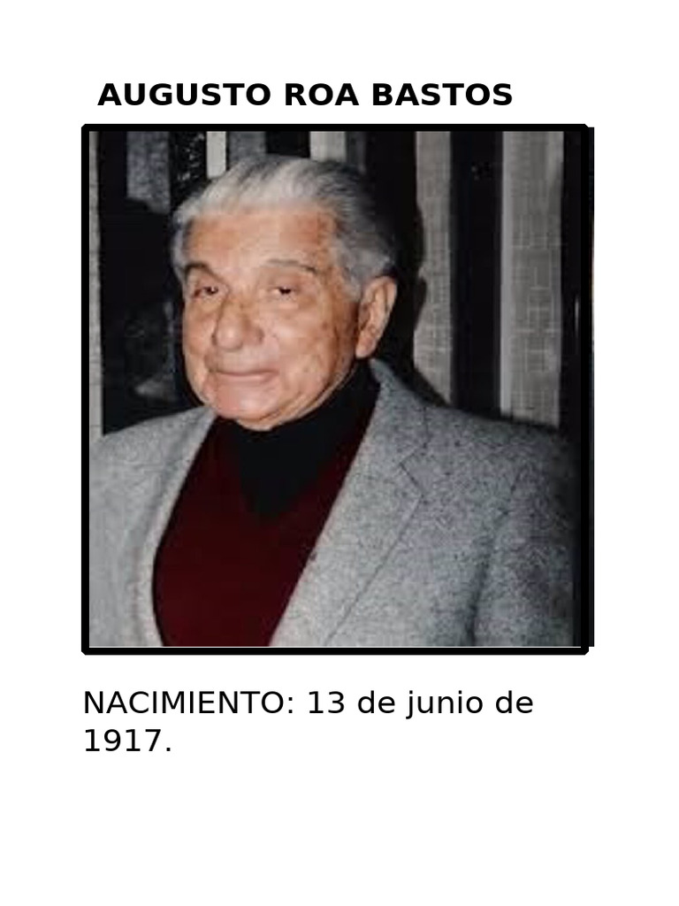Augusto Roa Bastos | PDF