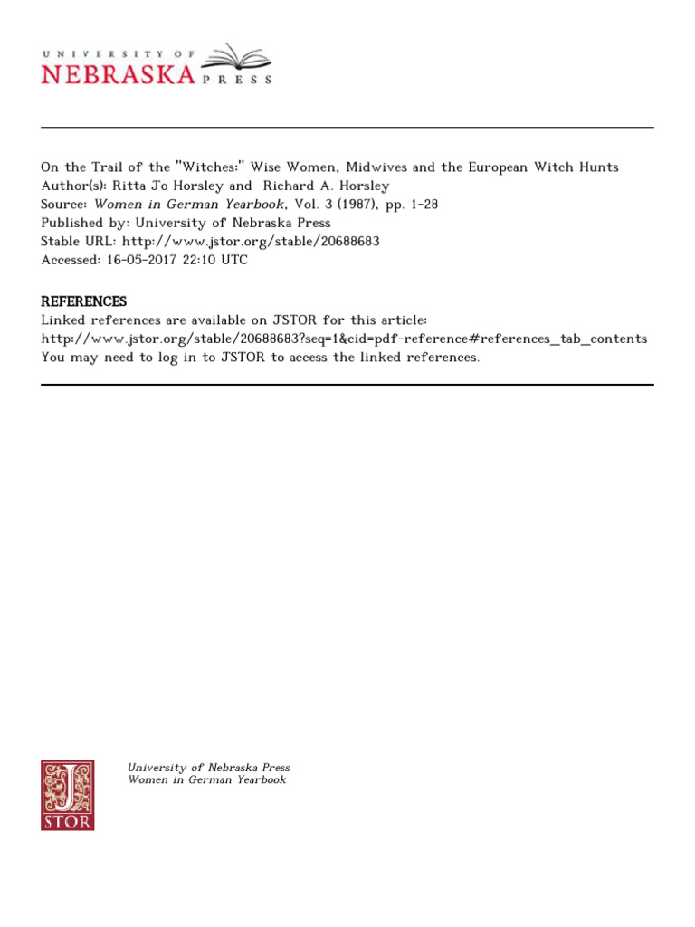 module09_on_the_trail_of_witches | PDF | Witchcraft | Cultural Anthropology