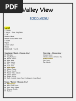 TDH Menu June 2nd Week | PDF | Food And Drink Preparation | Western Cuisine