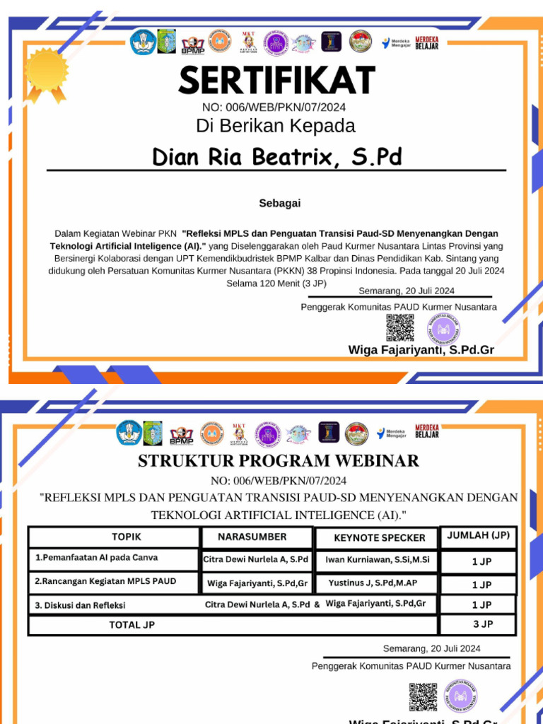 E-SERTIFIKAT WEB dian | PDF