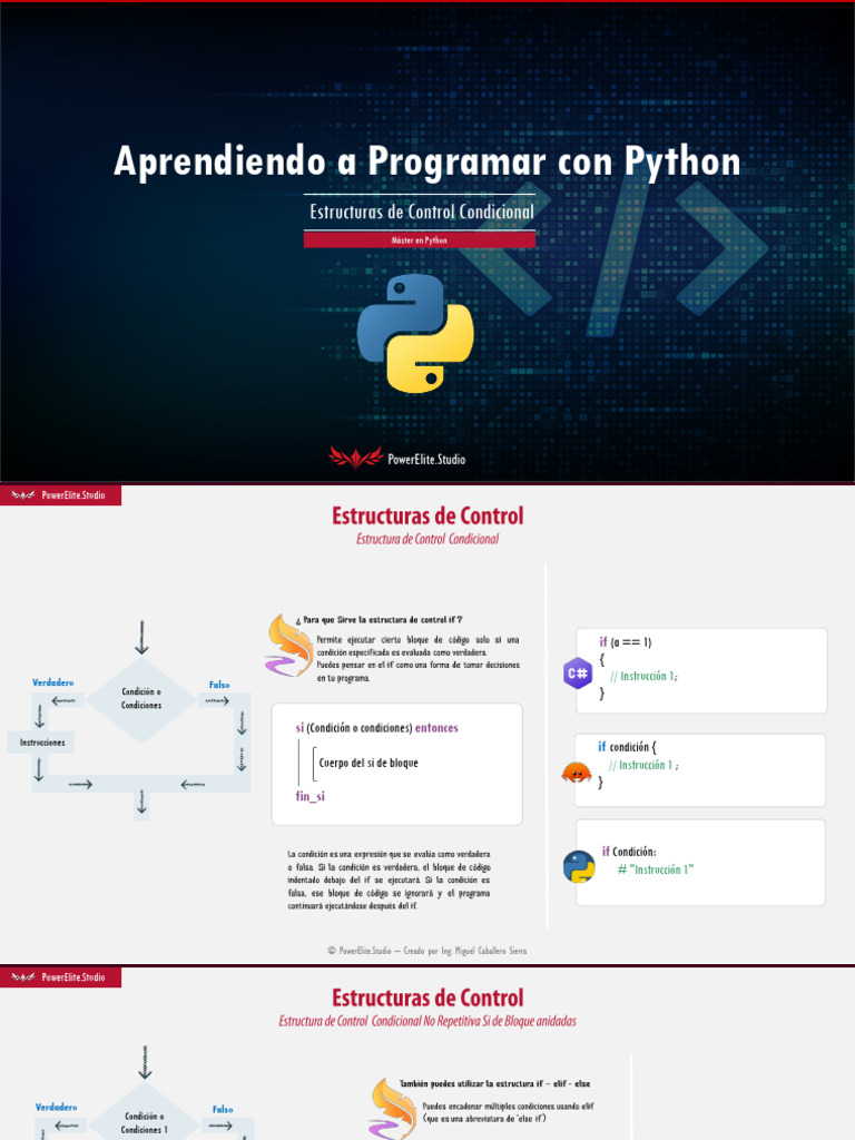M Dulo 3 - Estructuras de Control Condicional | PDF | Programación de computadoras | Ingeniería ...