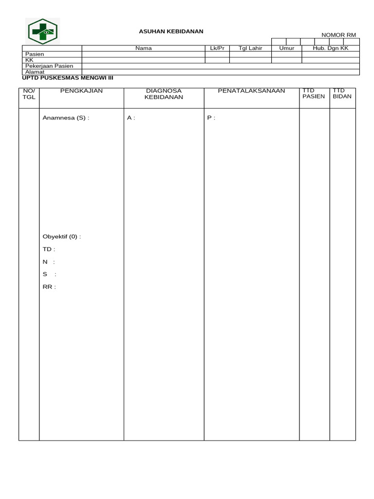 CPPT Asuhan Kebidanan | PDF CPPT Asuhan Kebidanan | PDF