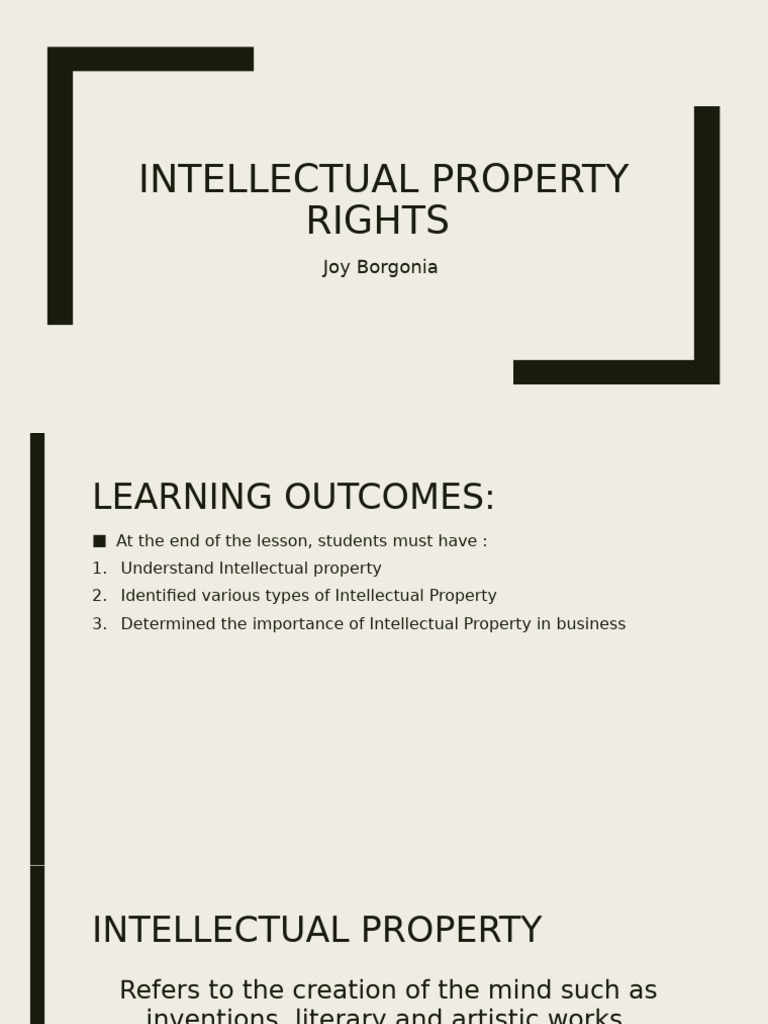 4.intellectual Property | PDF | Cybercrime | Patent