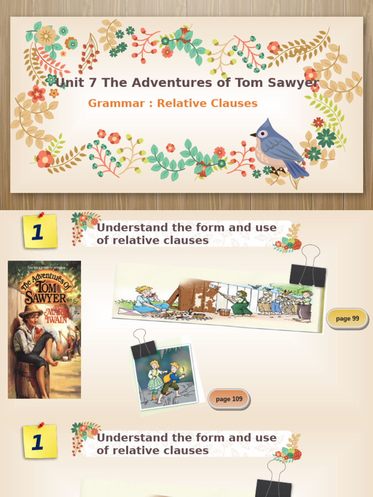 Unit 7 The Adventures of Tom Sawyer-Grammar 课件 2022-2023学年牛津深圳版（广州沈阳通用 ...