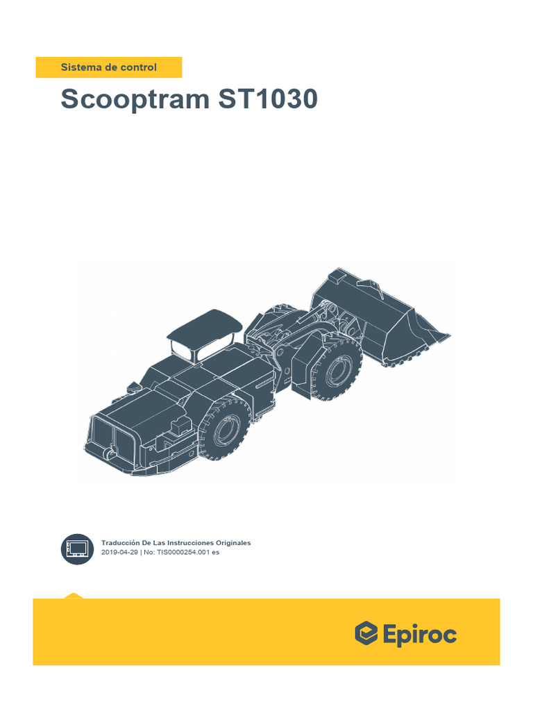 TIS0000254.001 Es Scooptram ST1030 - Control System | PDF | Botón ...
