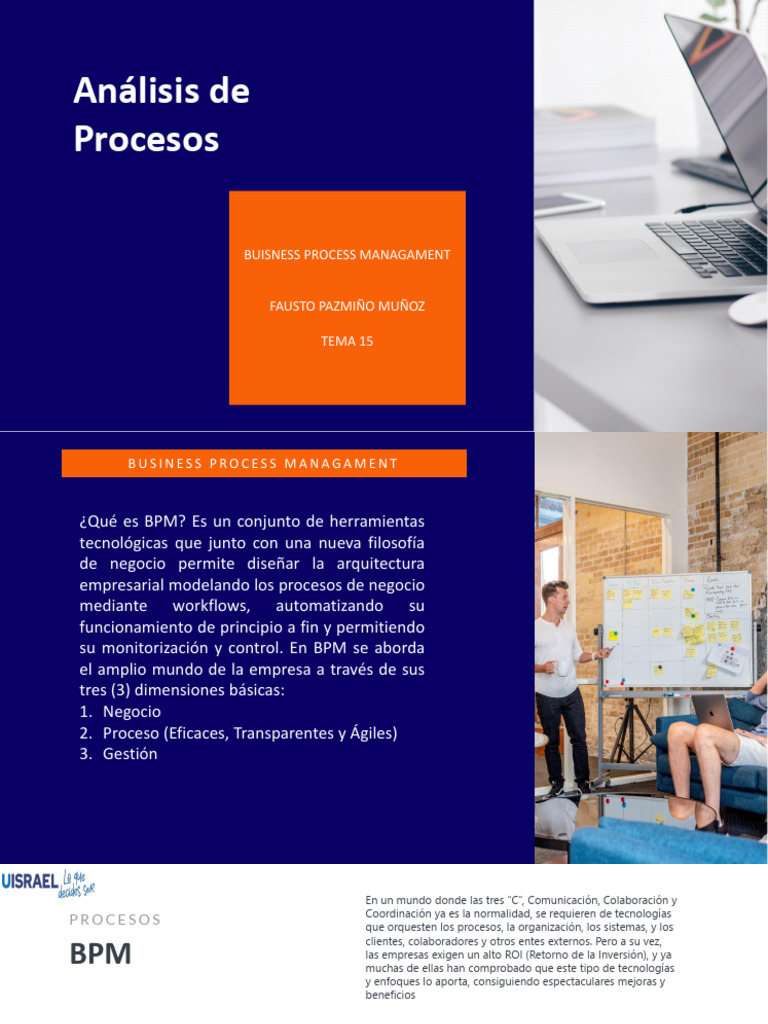 Analisis De Procesos Pdf Procesos De Negocio Modelo De Negocio
