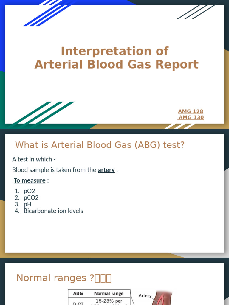 ABG Report. | PDF