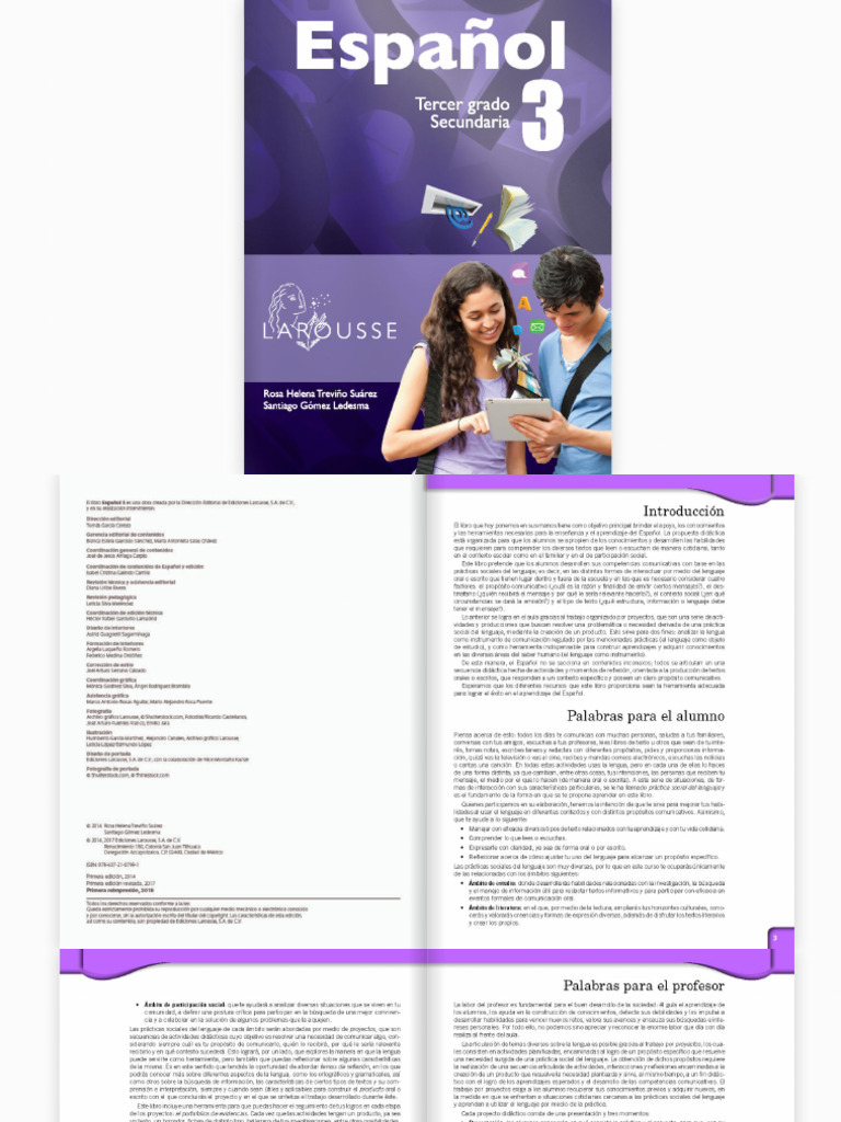 03 Español 3 Larousse Rosa Treviño | PDF