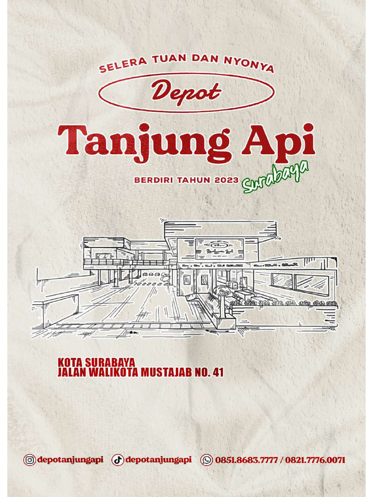 !menu Depot Tanjung Api Surabaya | PDF