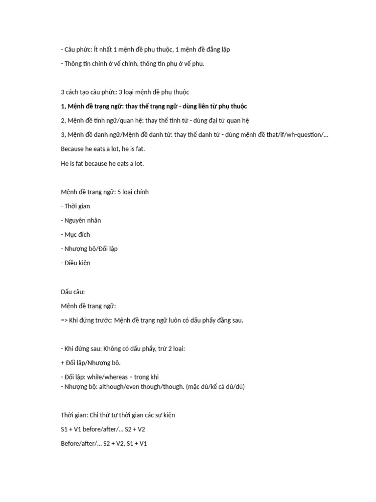 Lesson 16 - Complex Sentences | PDF