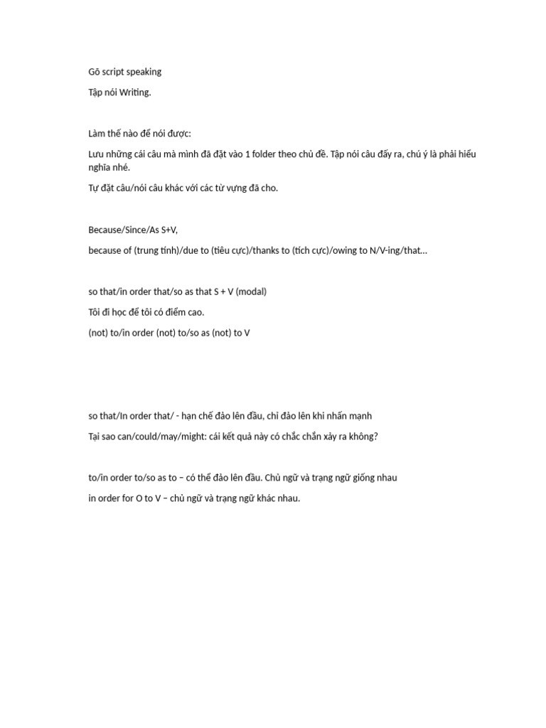 Lesson 17 - Complex Sentences 2 - Script | PDF