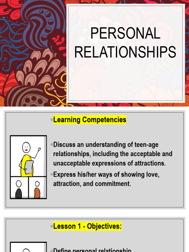 Module 9 - Personal Relationships | PDF | Love | Attachment Theory