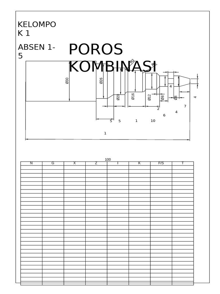 Tugas Kelompok CNC | PDF