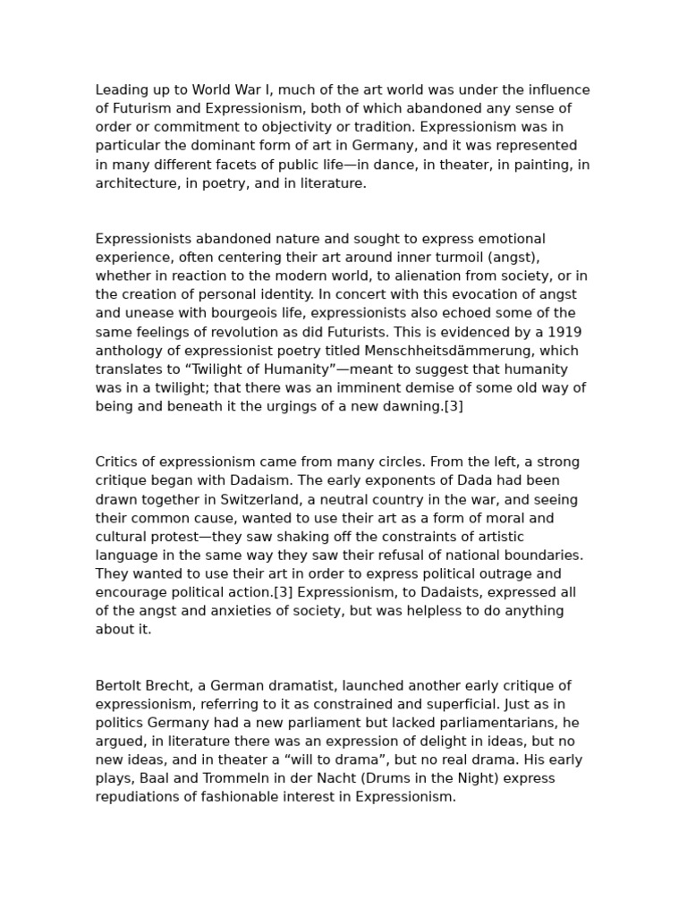 Background New Objectivity | PDF | The Arts | Visual Arts Theory