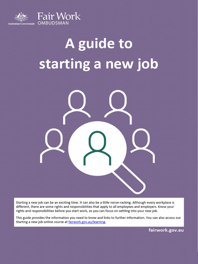 A Guide To Starting A New Job | PDF | Employment | Layoff