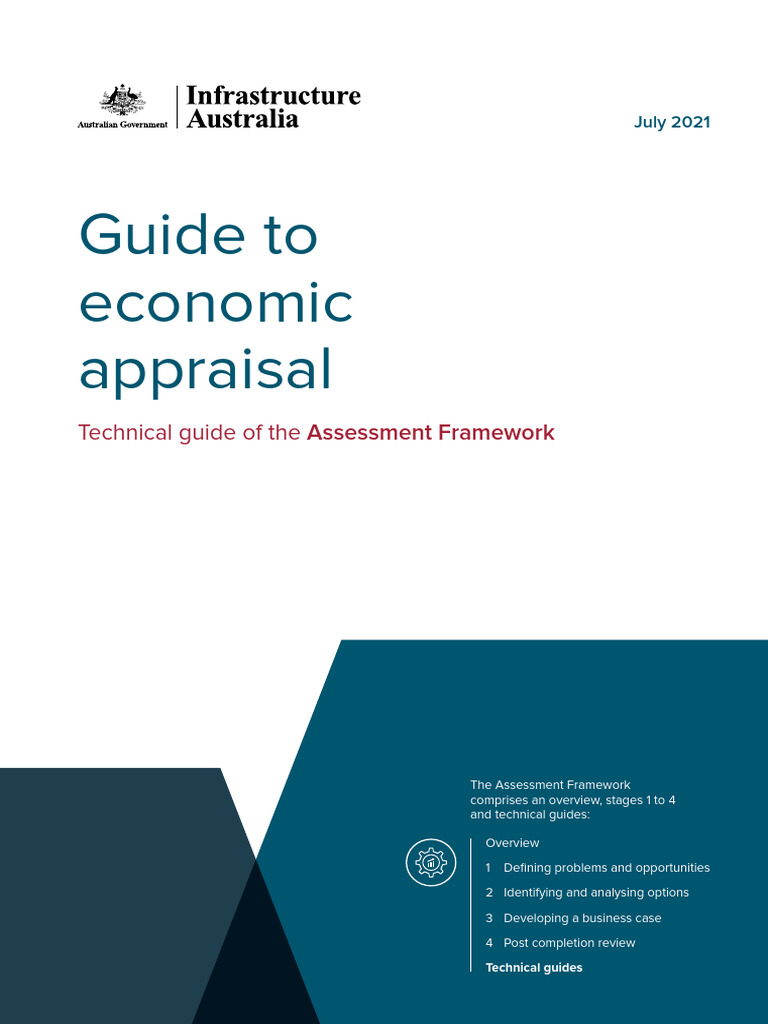Assessment Framework 2021 Guide To Economic Appraisal | PDF | Cost ...