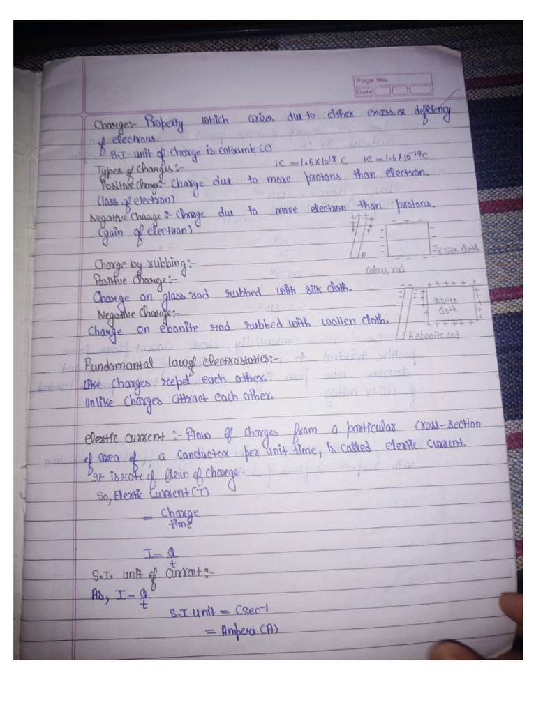 Electricity Class 10th Notes by Me | PDF