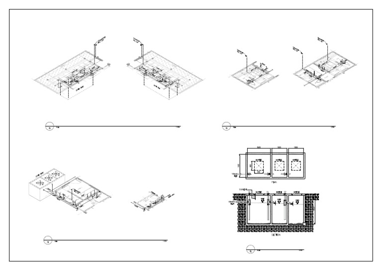 Sewer & Vent Roughing-Ins & Septic Tank Detail | PDF