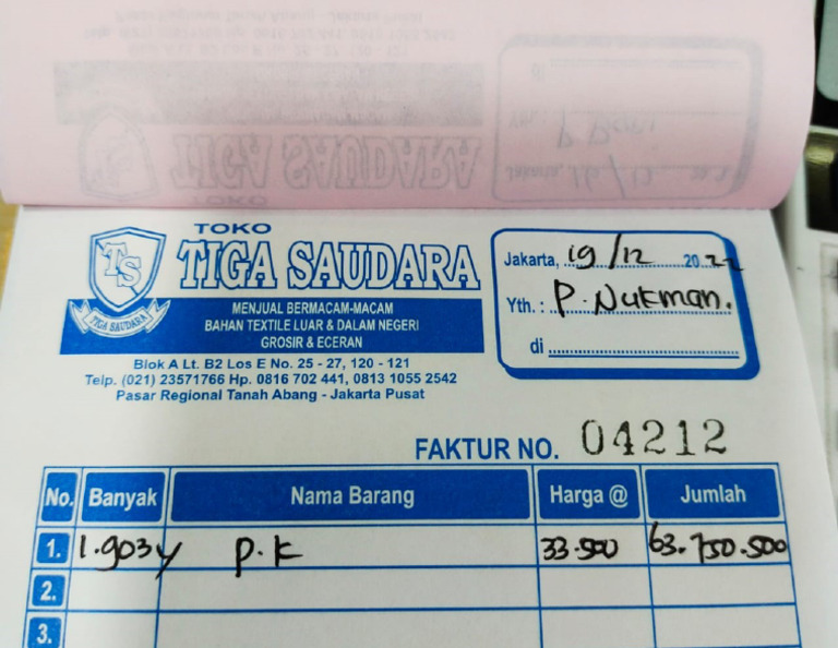 Nota Jual | PDF