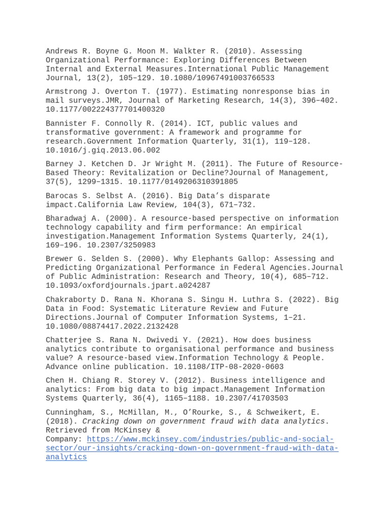 Data Analytics Reference | PDF | Analytics | Big Data