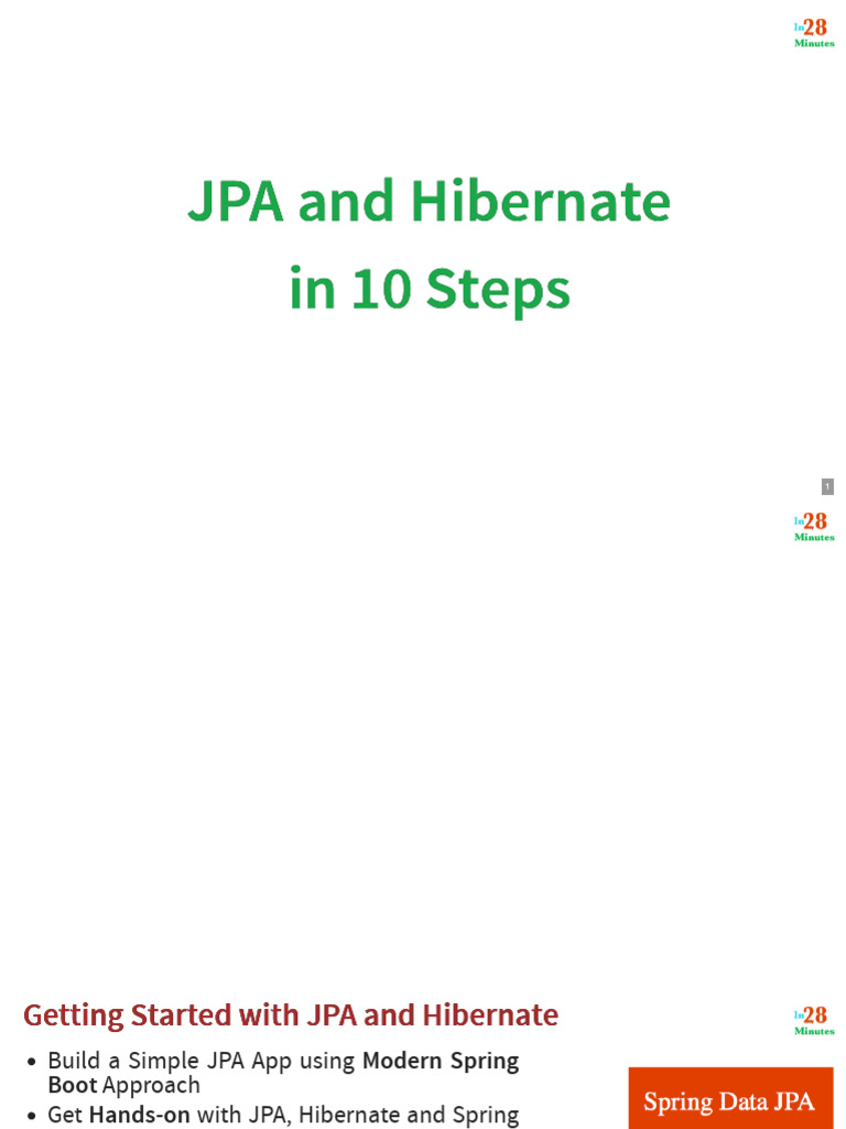 JPA and Hibernate in 10 Steps | PDF | Data Management Software | Computing