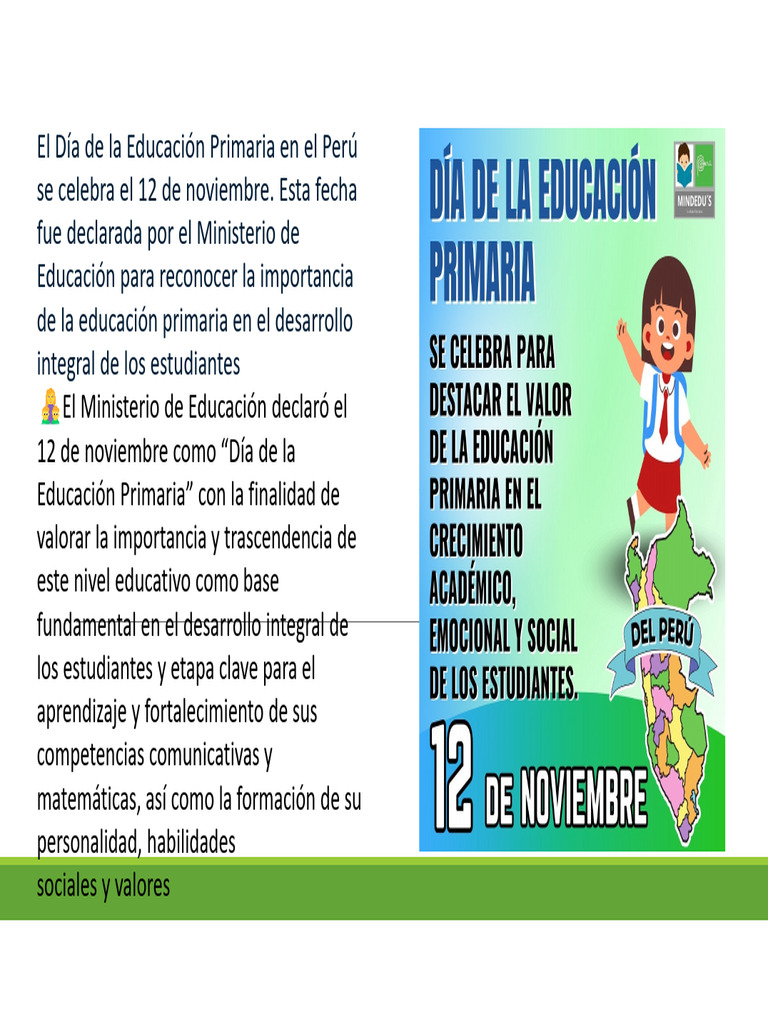 Dia de La Educación Primaria (1) .PPTX (Solo Lectura) | PDF