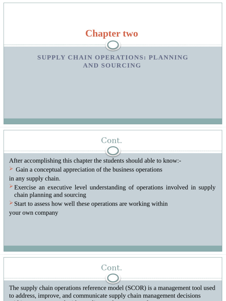 Supply Chain Operations Planning Guide | PDF | Forecasting | Credit