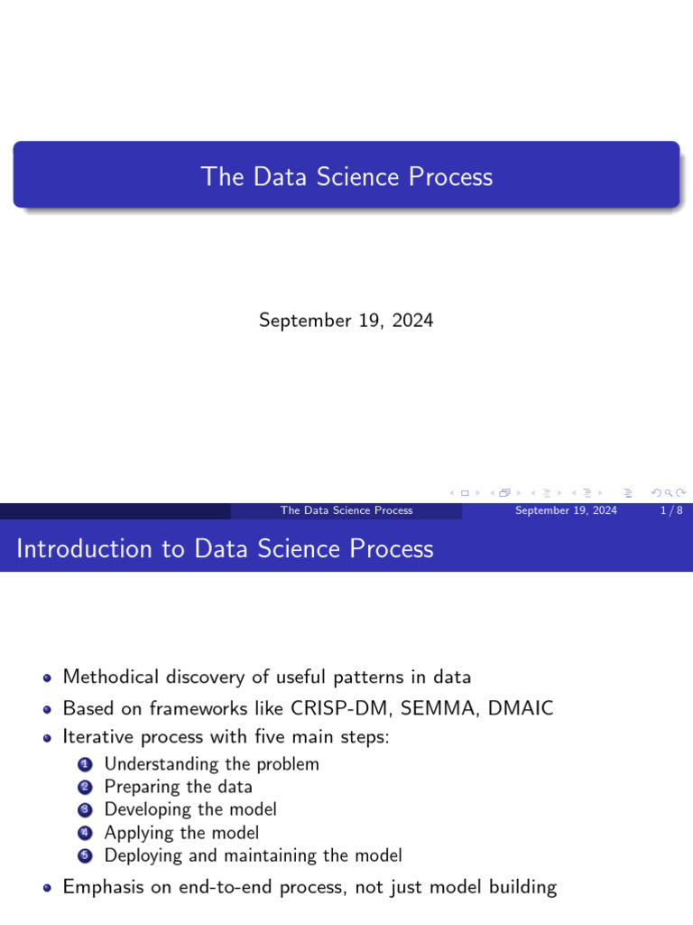 Data Science Process | PDF | Data Science | Data