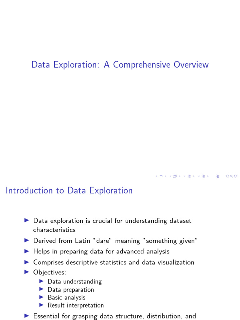 Data Exploration Techniques Explained | PDF | Statistics | Outlier