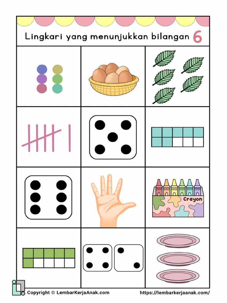 Number Sense - Mengenali Bilangan 6 | PDF