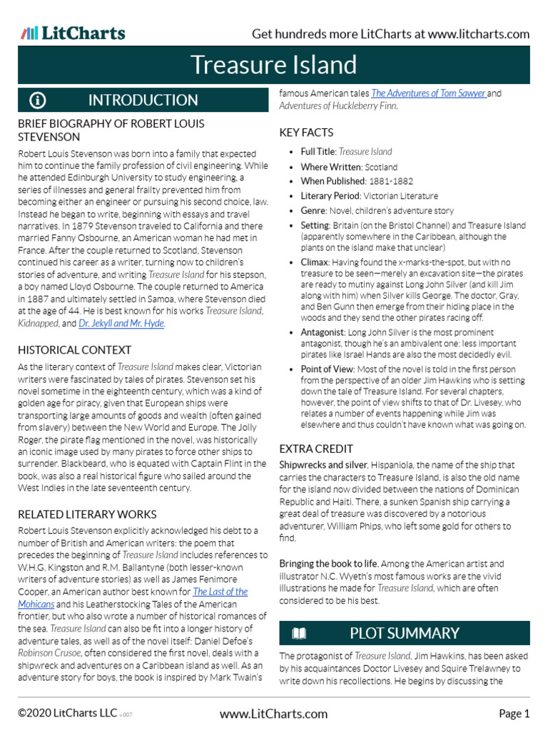 Treasure Island Overview and Context | PDF | Treasure Island | Robert ...