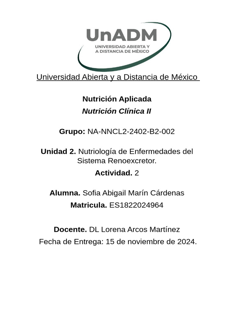 NCL2 U2 A2 Somc | PDF | Medicina CLINICA | Medicina