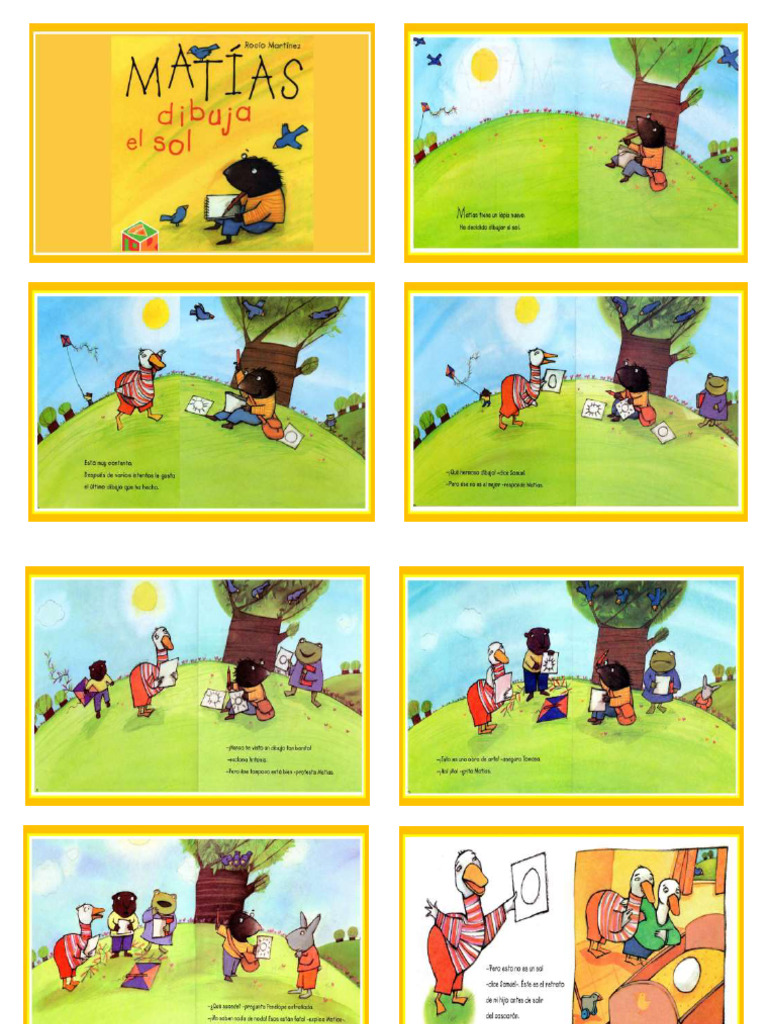 Cuento Matias Dibuja El Sol | PDF