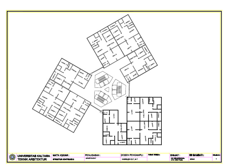 Denah Apartement | PDF