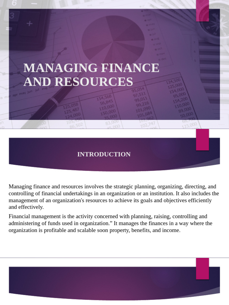 Managing Finance and Resources | PDF | Equity (Finance) | Book Value