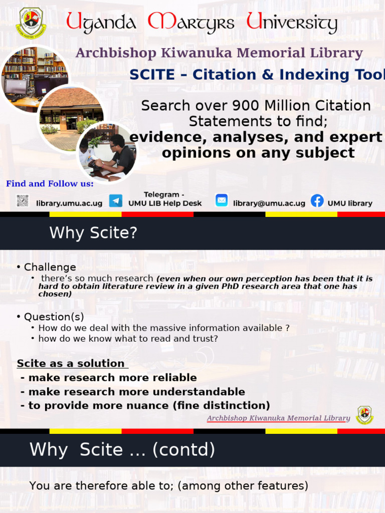 SCITE - Citation Indexing Tool 2023 | PDF | Citation | Cognition