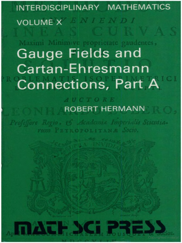 Gauge Fields and Cartan-Ehresmann Connections (Robert Hermann) (Z-Library) | PDF