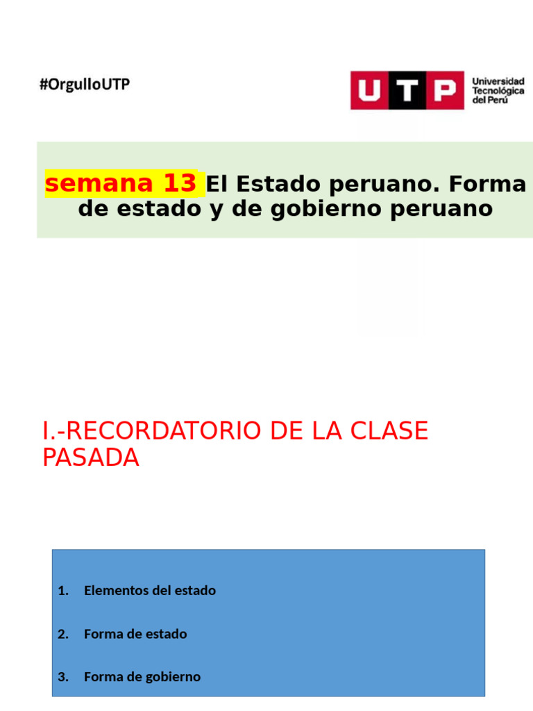 S13 - S1-Material M | PDF | Estado (política) | Separación de poderes