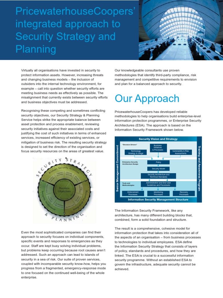 PwC Security Strategy & Planning Guide | PDF | Information Security ...