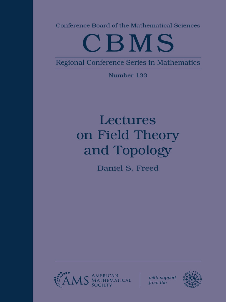 Lectures On Field Theory and Topology (Daniel S. Freed) (Z-Library) | PDF | Group (Mathematics ...