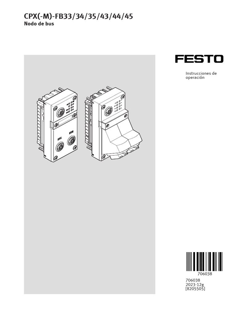 CPX (-M) - FB33 34 35 43 44 45 Operating-Instr 2023-12g 8205505e1-1 ...