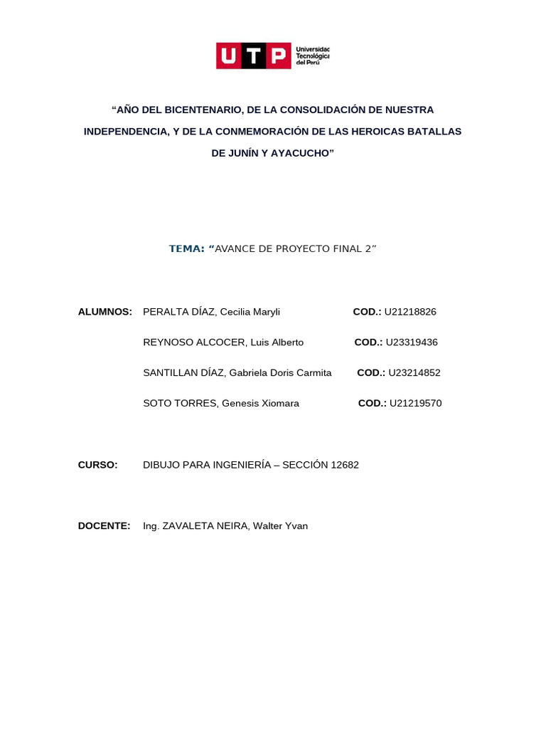 Avance de Proyecto Final 2 | PDF