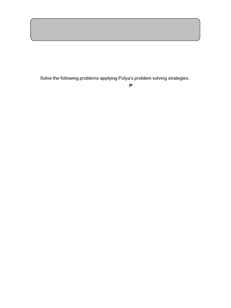 Exercise No. 1 | PDF