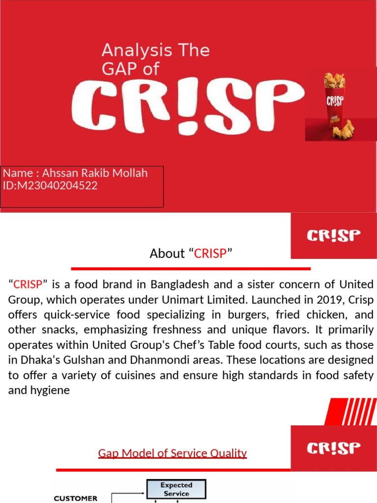 CRISP Food Brand Service Quality Analysis | PDF | Marketing | Empowerment